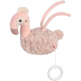 babyFEHN Spieluhr &raquo;Lazy, Crazy & Pink, Flamingo&laquo; rosa Spieluhr