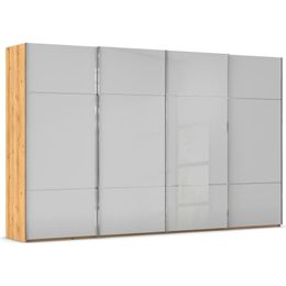 Rauch Schwebet&uuml;renschrank &raquo;Kleiderschrank Schrank Garderobe Schlafzimmerschrank SCALE-TRIO&laquo; edle dreigeteilte Front mit 2 Zierleisten Glasfront MADE 