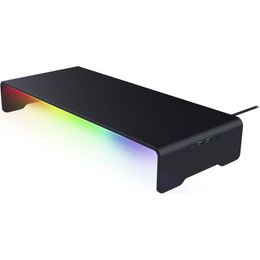 Razer Monitorst&auml;nder &raquo;Monitor Stand Chroma&laquo; bis 68,6 cm Zoll schwarz Aluminium Frei belegbare Razer Chroma RGB-Taste - Unendliche M&ouml;glichkeiten per 