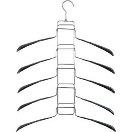zeller Kleiderb&uuml;gel Metall/Kunststoff grau Metall