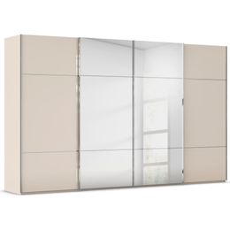 Rauch Schwebet&uuml;renschrank &raquo;Kleiderschrank Schrank Garderobe Schlafzimmerschrank SCALE-TRIO&laquo; edle dreigeteilte Front mit 2 Zierleisten Spiegel/Glas 
