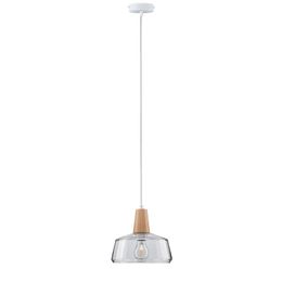 Paulmann Pendelleuchte &raquo;Neordic Yva max. 1x20W 230V Glas/Holz&laquo; E27 1 Stk. E27 braun