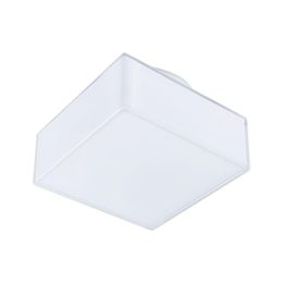 Paulmann LED Deckenleuchte &raquo;Selection Bathroom Maro IP44 1x6,8W 155x155mm 3000K Wei&szlig; Kunststoff&laquo; Warmwei&szlig; wei&szlig;