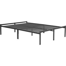 OTTO home Metallbett &raquo;LIST Bett Bettgestell Bettrahmen Einzelbett Doppelbett&laquo; Stahlbett schwarz in TOP Qualit&auml;t und 4 Breiten, Bett mit 26 Lattenroste