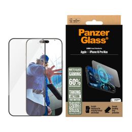 PanzerGlass Displayschutzglas &raquo;Gaming Screen Protection&laquo; f&uuml;r Apple iPhone 16 Pro Displayschutzfolie, Schutzfolie, Bildschirmschutz, kratz- & sto&szlig;fest 