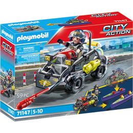 Playmobil Konstruktions-Spielset &raquo;SWAT-Multi-Terrain-Quad (71147), My Action Heroes&laquo; Made in Europe bunt Konstruktions-Spielset