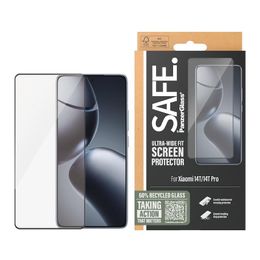 SAFE by PanzerGlass Displayschutzglas &raquo;Ultra-Wide Fit Screen Protector&laquo; f&uuml;r Xiaomi 14T;Xiaomi 14T Pro Displayschutzfolie, Schutzfolie, 