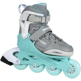 Powerslide Inlineskates &raquo; Rocket Grey adj.&laquo; gr&ouml;&szlig;enverstellbar blau Inlineskates