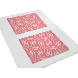 Adam Platzset &raquo;Retro Floret&laquo; 2-er Set pink Obermaterial: 100% Baumwolle