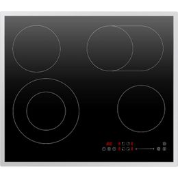 Hanseatic Elektro-Kochfeld &raquo;HC66072TS&laquo; Zweikreis und Br&auml;terzone - f&uuml;r flexibles Kochen Elektro-Kochfeld