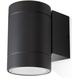 Paco Home Wandleuchte &raquo;LUSIWA&laquo; GU10 In & Outdoor GU10 Aussenlampe Garten Hauswand Eingang Aluminium IP54 grau