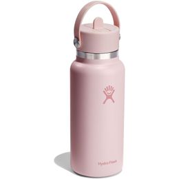 Hydro Flask Isolierflasche &raquo;32 Oz Wide Flex Straw Cap&laquo; TempShield ️ doppelwandige Vakuumisolierung Edelstahl