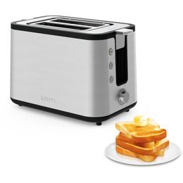 Krups Toaster &raquo;KH442D Control Line, 6 Br&auml;unungsstufen, herausnehmbare Kr&uuml;melschublade&laquo; 2 kurze Schlitze f&uuml;r 2 Scheiben 850 W integrierter Geb&auml;ck- und 
