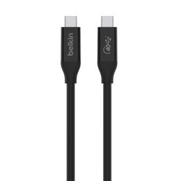 Belkin USB-Kabel &raquo;Connect USB4-Kabel&laquo; USB-C 80 cm unterst&uuml;tzt Power Delivery und schnelles Laden per &bdquo;Passthrough&ldquo; schwarz Der beidseitig einsteckbare USB 