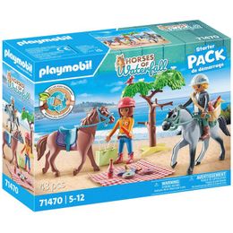 Playmobil Konstruktions-Spielset &raquo;Reitausflug an den Strand (71470), Horses of Waterfall&laquo; mit Amelia und Ben; teilweise aus recyceltem Material; Made in Europe 
