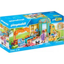 Playmobil Konstruktions-Spielset &raquo;Welpenhaus (71743), My Life&laquo; bunt Konstruktions-Spielset