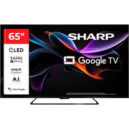 Sharp QLED-Fernseher &raquo;4T-C65HRx&laquo; 164 cm/65 &prime;&prime; Smart-TV AQUOS Smooth Motion 144 Hz &ndash; Rahmeninterpolationstechnologie