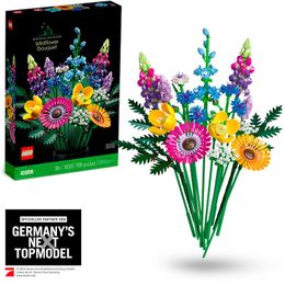 Lego Konstruktionsspielsteine &raquo;Wildblumenstrau&szlig; (10313), Lego Botanicals&laquo; Made in Europe bunt Konstruktionsspielsteine