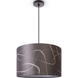 Paco Home Pendelleuchte &raquo;Hugo Tribal&laquo; E27 Pendelleuchte Esszimmer Vintage Wohnzimmerlampe Modern Retro schwarz