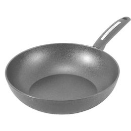 CS Koch-Systeme Wok &raquo;M&uuml;nster&laquo; Aluminiumguss 1 Stk. tlg. &Oslash; 28 cm, Induktion schwarz