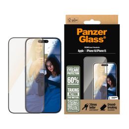 PanzerGlass Displayschutzglas &raquo;EyeCare Screen Protection&laquo; f&uuml;r Apple iPhone 16;Apple iPhone 15 Displayschutzfolie, Schutzfolie, Bildschirmschutz, kratz