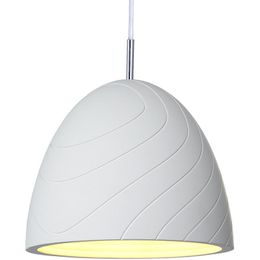 Paco Home Pendelleuchte &raquo;GRIP&laquo; E27 LED, E27, Lampe F&uuml;r Wohnzimmer Esszimmer K&uuml;che, H&ouml;henverstellbar wei&szlig;