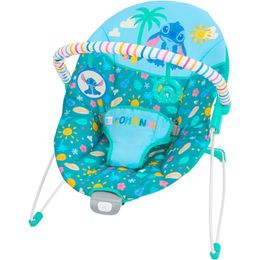 Bright Starts Babywippe &raquo;Stitch Ohana Paradise Vibrating Bouncer&laquo; blau Babywippe