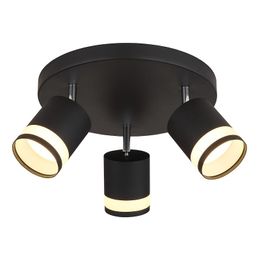 Globo LIGHTING Deckenstrahler &raquo;LUCERO&laquo; GX53 1 Stk. Warmwei&szlig; Deckenspot/schwarz/3000K/Wohnzimmer/Flur