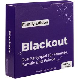 more is more Spiel &raquo;Blackout Family Edition&laquo; Made in Europe bunt Spiel