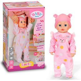 Baby Born Stehpuppe &raquo;Emily Lauf mit mir 43 cm&laquo; rosa Stehpuppe
