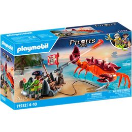Playmobil Konstruktions-Spielset &raquo;Kampf gegen die Riesenkrabbe (71532), Pirates&laquo; Made in Europe bunt Konstruktions-Spielset