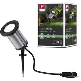 Paulmann LED Gartenstrahler &raquo;Plug & Shine&laquo; LED-Modul 1 Stk. Warmwei&szlig; LED-Modul, 3000K 24V IP65 Anthrazit grau