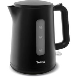 Tefal Wasserkocher &raquo;KO2008 Principio Select&laquo; 1,7 l 2400 W Automatischer Ein-/Ausschalter, Antikalk-Filter, schwarz Matt schwarz Wasserkocher