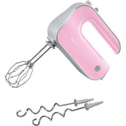 Bosch Handmixer &raquo;Styline MFQ4030K, Edelst. R&uuml;hrbesen/Knethaken, 5 Stufen, rosa&laquo; 500 W Turbostufe, leichtes Geh&auml;use, Made in Europe rosa Handmixer