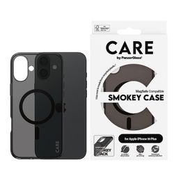CARE by PanzerGlass Handyh&uuml;lle &raquo;Smokey Case f&uuml;r Apple iPhone 16 Plus&laquo; Backcover, Schutzh&uuml;lle, Handyschutzh&uuml;lle, Case, Schutzcase, sto&szlig;fest schwarz 