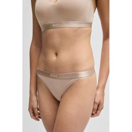 BOSS Damen BOSS &raquo;STRING BEA&laquo; mit BOSS Schriftzug beige XS