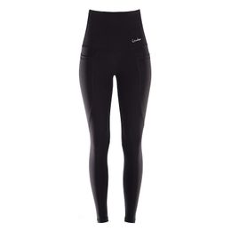 WINSHAPE Damen Leggings &raquo;Functional Comfort HWL115C&laquo; High Waist mit praktischen Taschen schwarz S, Normalgr&ouml;&szlig;en