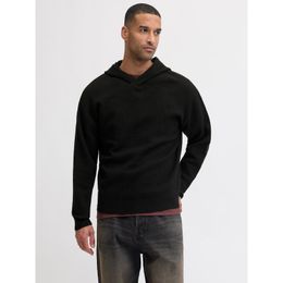Jack & Jones Jack & Jones Herren Kapuzenpullover &raquo;JJESOHO OLLIE KNIT HOOD LN&laquo; schwarz M