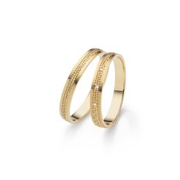 Firetti Damen Trauring &raquo;Schmuck Geschenk Gold 375 Hochzeit Ehering Partnerring "LIEBE"&laquo; Made in Germany - wahlweise mit oder ohne Brillanten gold