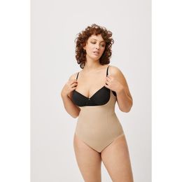 Ysabel Mora Damen YSABEL MORA Body Bodysuit, elastisch, mittlerer Form-Effekt, Tr&auml;ger verstellbar beige M, N-Gr