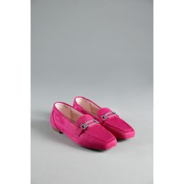 Aniston Shoes Damen Aniston SHOES Loafer , Slipper, Schlupfschuh, Flat, Schmuckspange - NEUE KOLLEKTION pink 38