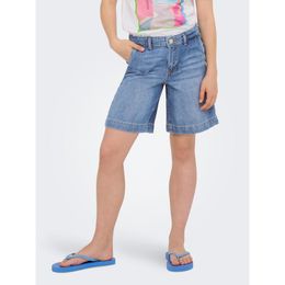 Kids Only M&auml;dchen KIDS Only Jeansshorts &raquo;KOGCOMET WIDE LONG SHORTS DNM DIA NOOS&laquo; blau 134, N-Gr