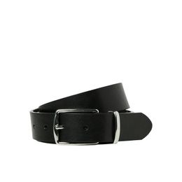 Jack & Jones Jack & Jones Herren Lederg&uuml;rtel &raquo;JACPRAGUE LEATHER BELT NOOS&laquo; schwarz