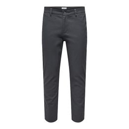 Only & Sons Only & Sons Herren ONLY & SONS Chinohose &raquo;ONSNICKY PETE SLIM 0241 PANT&laquo; grau 28, L&auml;nge 32