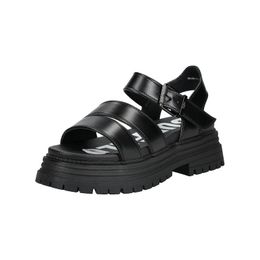 Buffalo Damen Riemchensandale &raquo; Sandalen Lederimitat&laquo; schwarz 37