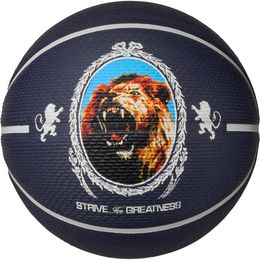 Nike Ball 'Playground 8P L James Deflated' Herren Gr&ouml;&szlig;e 7 azur / dunkelblau / braun / hellgrau