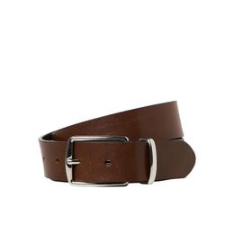 Jack & Jones Jack & Jones Herren Lederg&uuml;rtel &raquo;JACPRAGUE LEATHER BELT NOOS&laquo; braun
