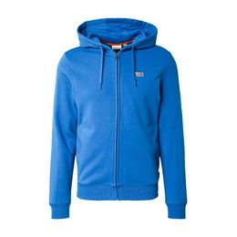 Napapijri Zip-Up Hoodie 'BURI' male Blue size L