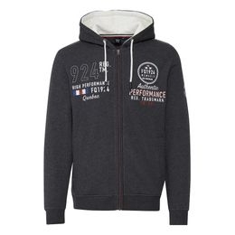 FQ1924 Zip-Up Hoodie 'THURE' male Grey size S