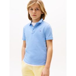 Tommy Hilfiger Jungen Poloshirt &raquo;FLAG POLO SS&laquo; mit Logostickerei blau 7 (122)